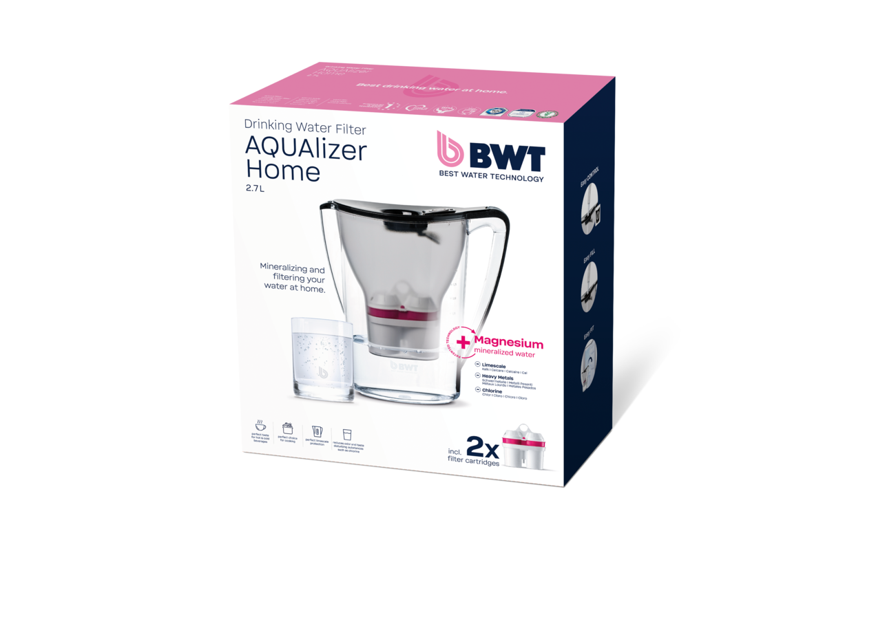 Tischwasserfilter AQUAlizer Home 2,7 L schwarz | BWT